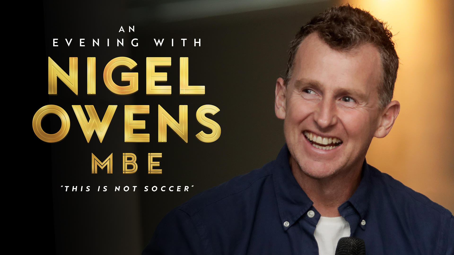 An Evening with Nigel Owens MBE - Queen's Theatre, Barnstaple